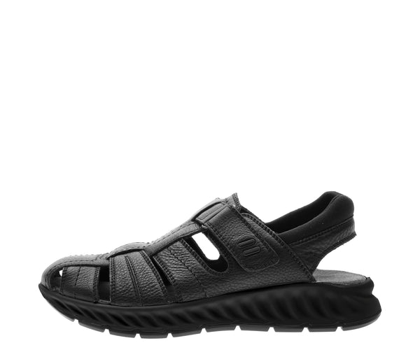 Elmont: Men's Adjustable Fisherman - Black 01 (FINAL SALE) – ara Shoes ...