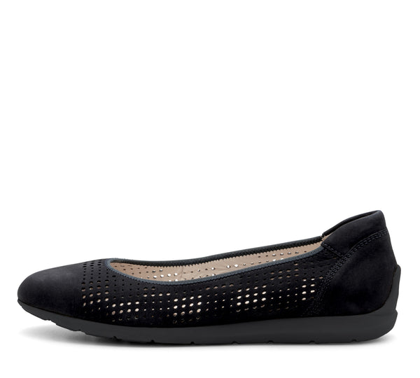 Sarah Perf: Comfort Ballet Flat - Black 81 – ara Shoes United States