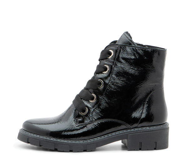 ara Shoes: Debbie - Women's Lug Bottom Lace-Up Zip Boot – ara Shoes ...