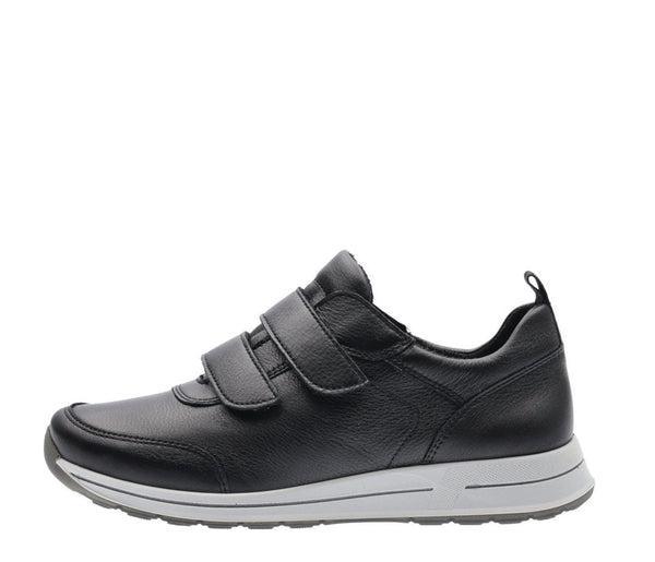 Oakland Women's Adjustable Strap Sneaker - Black 01 – ara Shoes United ...